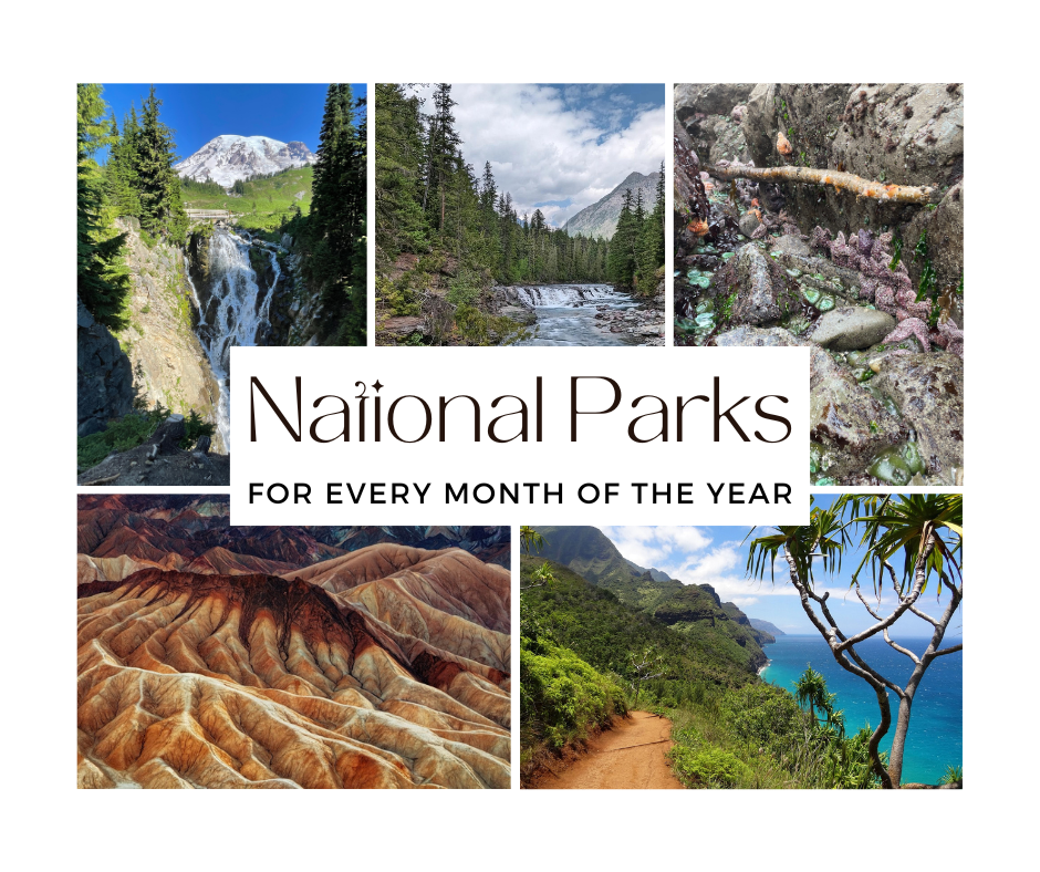 National Parks For Every Month Of The Year – Kristina Thiex Studio
